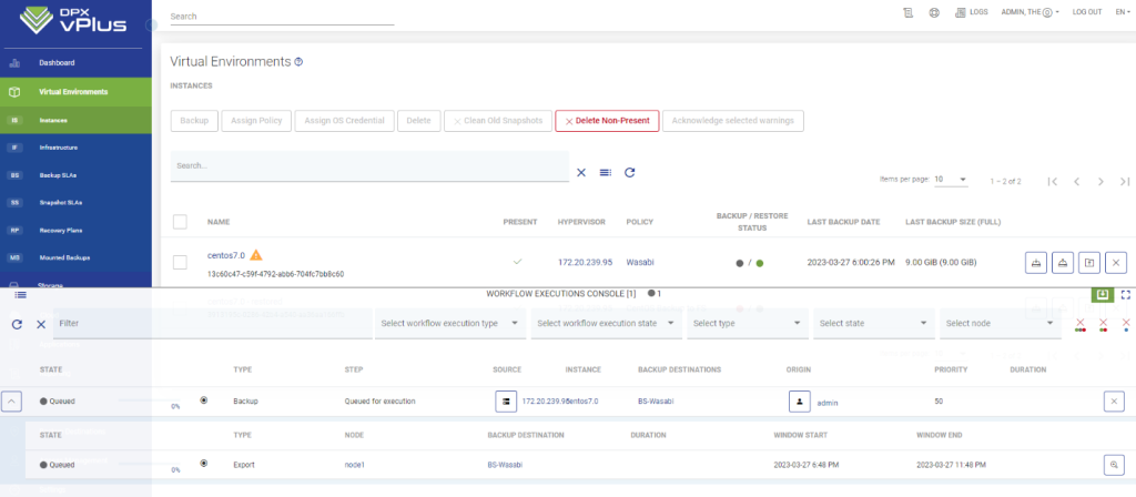 How To Use Wasabi Hot Cloud Storage For Dpx Vplus Backup Storage